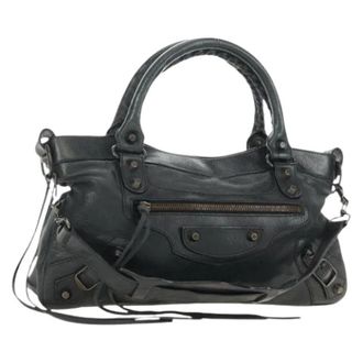 Balenciaga Sac &agrave; main Pre-owned - Femme - Pre-owned - Bleu - Taille: ONE Size