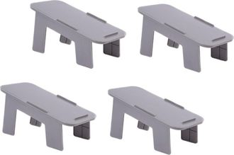 Angoily 4 Stück Teiliges Doppelschicht Schuhregal Platzsparender Schuhhalter für Zuhause Kreativer Schuhorganizer für Canvas Schuhe Sandalen Kinderschuhe Prak