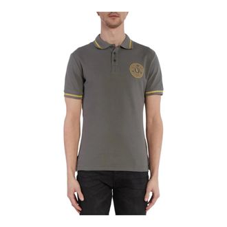 Versace Jeans Couture T-Shirts und Polos Gr&uuml;n - - Tops - Herren - Gr&uuml;n - XL