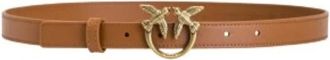 Pinko Pinko, Femme, Accessoires, Jaune, Taille: XS Thin Love Birds Belt