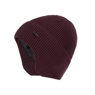 Generic Chapeau pour & avec bonnet tricot&eacute; chaud pour femmes et hommes - Bonnet tendance pour lhiver - Homme, Bordeaux, taille unique