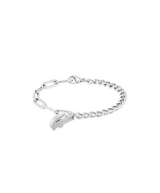 Lacoste Bracelet en Chaîne pour Femme Collection CROCODILE en Acier Inoxydable avec un Charm en forme de Crocodile - 2040146