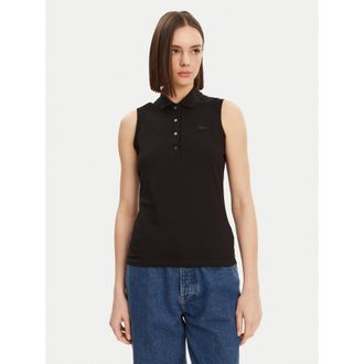 Lacoste Poloshirt PF5445 Schwarz Slim Fit