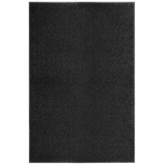 vidaXL Paillasson lavable Noir 120x180 cm