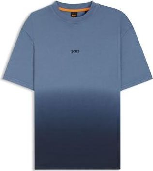 BOSS Hommes Te Gradient T-Shirt en Jersey de Coton avec Effet d&eacute;grad&eacute;