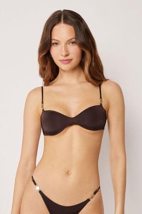 Calzedonia Bustier-bikinioberteil Minimal Fit Braun