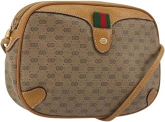 Gucci Sac bandouli&egrave;re vintage Pre-owned - Femme - Pre-owned - Brun - Taille: ONE Size