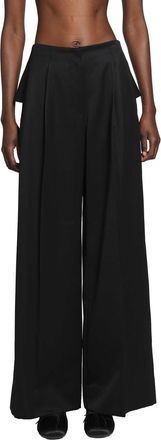 Simone Rocha Back Bow Wide Leg Trousers