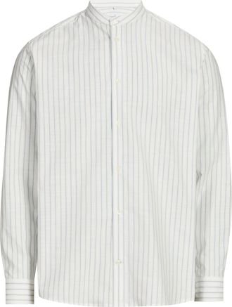 Au Printemps Paris Chemise à rayures en coton