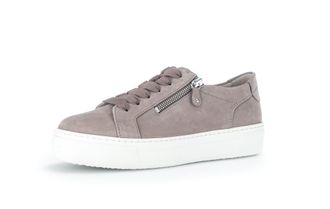 Gabor Damen Low-Top Sneaker, Frauen Halbschuhe,Wechselfußbett,straßenschuhe,Strassenschuhe,Freizeitschuhe,Sportschuhe,Mauve,39 EU / 6 UK
