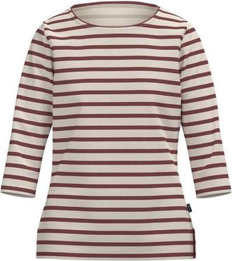 Trigema T-Shirt TRIGEMA 3/4 Arm T Shirt mit Ringelmuster Sail (1-tlg)