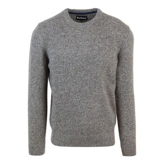 Barbour Homme, Pulls, Gris, Taille: M Regular Fit Pull Col Rond Logo Brod&eacute;