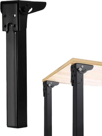 Generic Klappfüße Für Tische,Hohe Tragkraft Klapptischgestell Für Festtische - Wohnaccessoire Möbelersatz Kompakte Bauweise Für Schreibtische TV Tische Nachtt