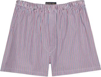 Brooks Brothers Gestreifte Baumwollboxershorts - - Underwear - Herren - Rot - 2XL