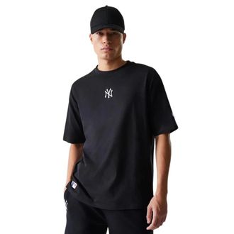 New Era Homme, Tops, Noir, Taille: XS T-Shirt Oversize MLB League Essential New York Yankees
