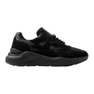 D.A.T.E. Camoscio Sneaker - - Shoes - Damen - Schwarzk - 38 EU
