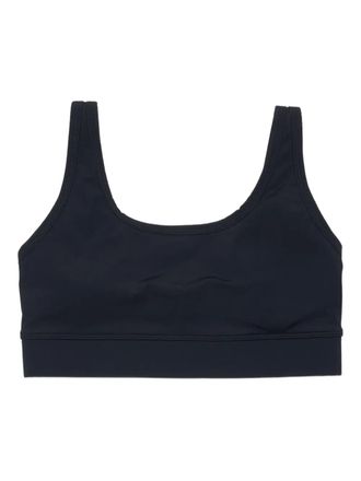 Unna soutien-gorge à logo imprimé - Noir