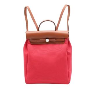 Herm&egrave;s Pre-owned Herbag A Dos - Femme - Pre-owned - Rouge - Taille: ONE Size