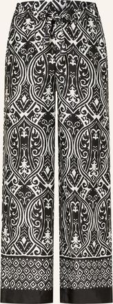 Monari Monari Marlenehose Aus Satin schwarz