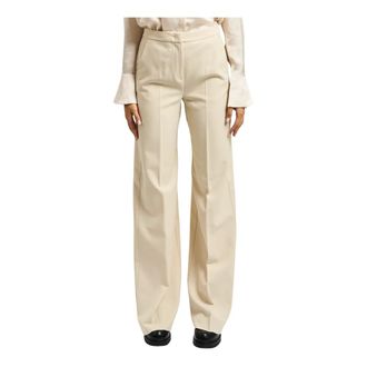 iBlues Femme, Pantalons, Beige, Taille: 42 FR Wide Pantalons