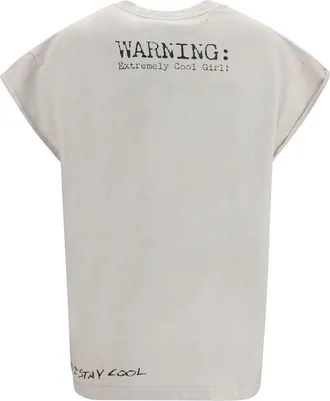 Dolce & Gabbana Womens Gray Cotton T-Shirt