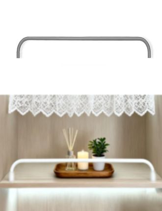 Generic Aluminium-Zaunschutzschiene for den Kleiderschrank - Anti-Fall-Regalschiene, Schutzstange for Schuhe, B&uuml;cher und Eingangsbereiche, Mehrzweck-Aufbewahr