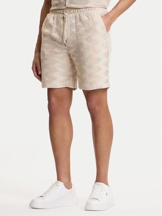 Guess Stoffshorts M6GD29 K3237 Beige Regular Fit
