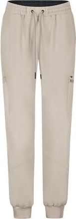 B-Well Ricci Pantalon médical à enfiler 7 poches avec taille élastique et poches arrières Pantalon dhôpital anti-rides avec élasthanne, sable, 3XL