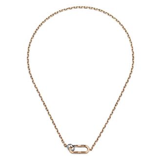 Gucci Link to Love Kettenglied in Rosa und Wei&szlig;gold - - Accessories - Damen - Gelb - ONE SIZE