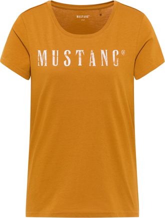Mustang Jeans Damen Style Alma T-Shirt, Buckthorn Brown 3162, XXS