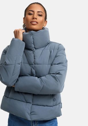 Marikoo Winterjacke MARIKOO Jalliaa, Damen, Gr. XL, blau (stormy blau), Obermaterial: 100% Polyester. Innenseite: 100% Polyester, Jacken Winterjacke, mit sch&ouml;