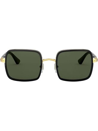 Persol lunettes de soleil &agrave; monture oversize - Noir