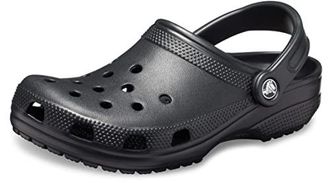 Crocs Sabots Classiques Unisexes pour Adulte, Noir, Pointure 40 Homme / 40 Femme, Noir, 39/40 EU