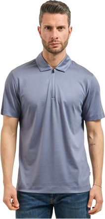 HUGO BOSS Homme, Tops, Bleu, Taille: 2XL Polo &agrave; coupe d&eacute;contract&eacute;e