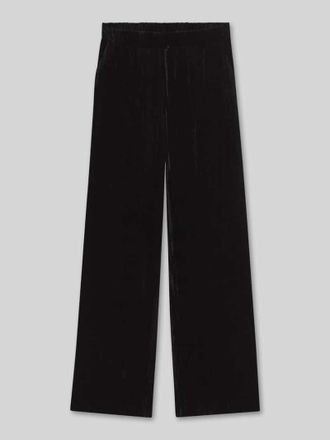 HUGO BOSS Regular Fit Hose mit Samtstruktur