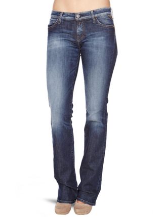 Replay Radell Damen Jeans Bootcut Gr. 26W x 34L, Blau (Stone Washed - Blau)