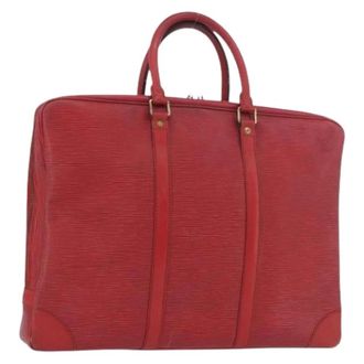Louis Vuitton Sac Business en Cuir Epi Pre-owned - Femme - Pre-owned - Rouge - Taille: ONE Size