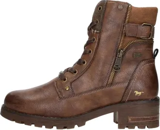 Mustang Femme, Chaussures, Brun, Taille: 41 EU Bottes &agrave; lacets hautes