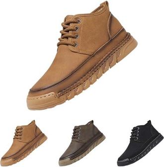 Generic Bottes dhiver imperm&eacute;ables chaudes et antid&eacute;rapantes pour homme - Bottes de neige thermiques doubl&eacute;es de fourrure - Chaussures de trekking antid&eacute;rapan