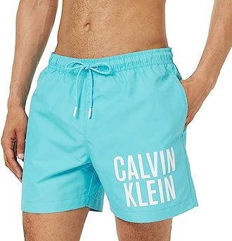 Calvin Klein Homme Short de Bain Long, Bleu (Blue Tide), S