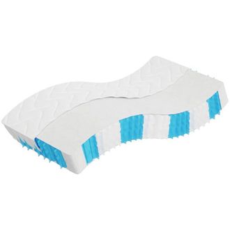 vidaXL Vidaxl - Matelas &agrave; ressorts ensach&eacute;s duret&eacute; moyenne 70x200 cm