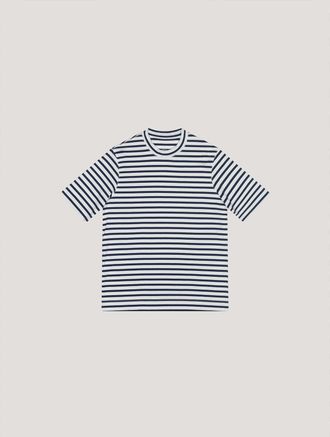 Circolo 1901 Small striped t-shirt Indigo 678 Small Striped / XL