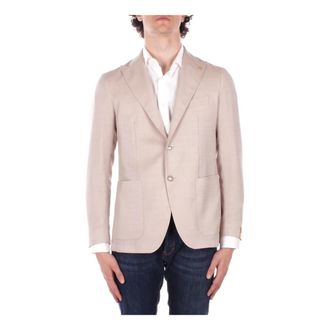 Tagliatore Einreiher-Blazer - - Jackets - Herren - Beige - L