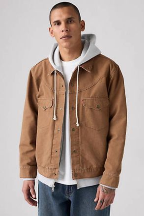 Levi's Veste Trucker Western Shorthorn - Homme - Marron / Bison - 2XL