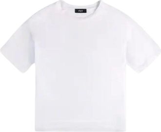 Fay Homme, Tops, Blanc, Taille: S T-Shirt Manica Corta