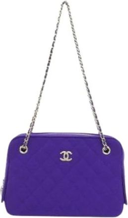 Chanel Pre-owned Sac bandouli&egrave;re vintage - Femme - Pre-owned - Violet - Taille: ONE Size
