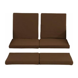 Clp 3er Kissenbez&uuml;ge Set Sofa Ancona terrabraun