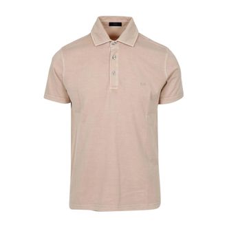 Fay Homme, Tops, Rose, Taille: XL Cotton Jersey Polo