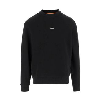 HUGO BOSS Homme, Sweatshirts et sweats &agrave; capuche, Noir, Taille: 3XL SweaT-shirt ras du cou
