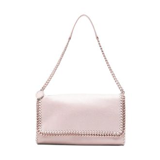 Stella McCartney Falabella Umh&auml;ngetasche mit Kettenbesatz - - Bags - Damen - Rosa - ONE SIZE